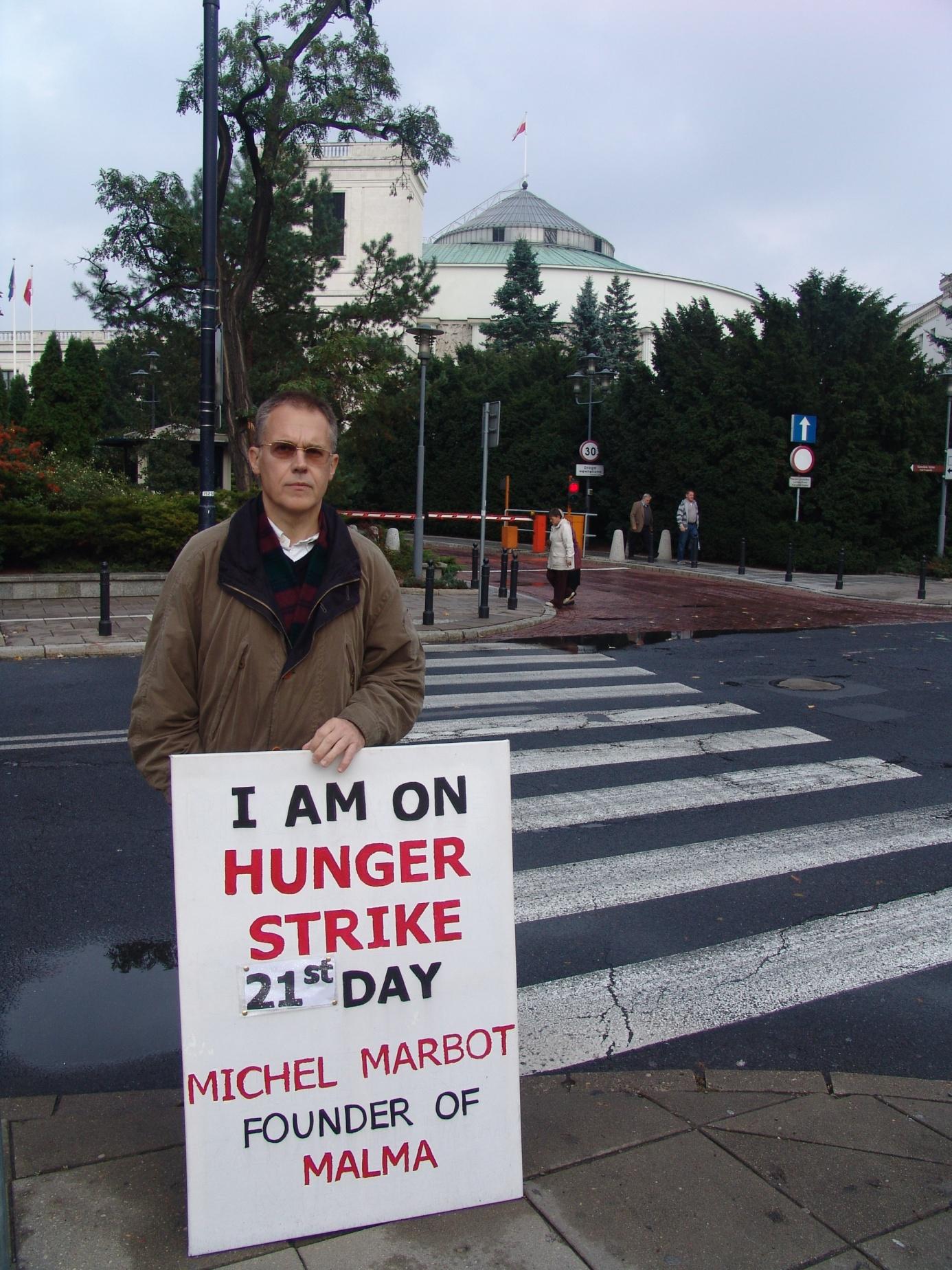 AFFAIRES - Seconde grève de la faim pour Michel Marbot