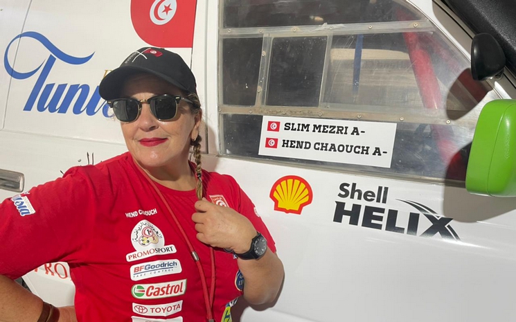 Hend Chaouch en lice pour la 41ème édition du Rallye El Chott 2022