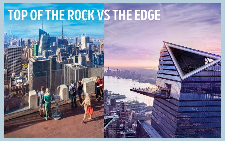 Sommets de New York : Top of the Rock ou bien The Edge