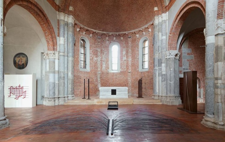 Mario Velocci, des sculptures au son de la nature dans la basilique de ...