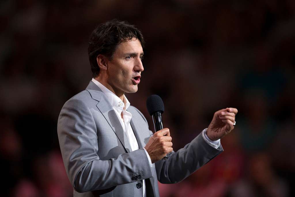 Justin Trudeau en déplacement à New-York pour le Congrès mondial du droit