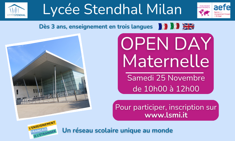 Journée Portes Ouvertes au Lycée Stendhal de Milan
