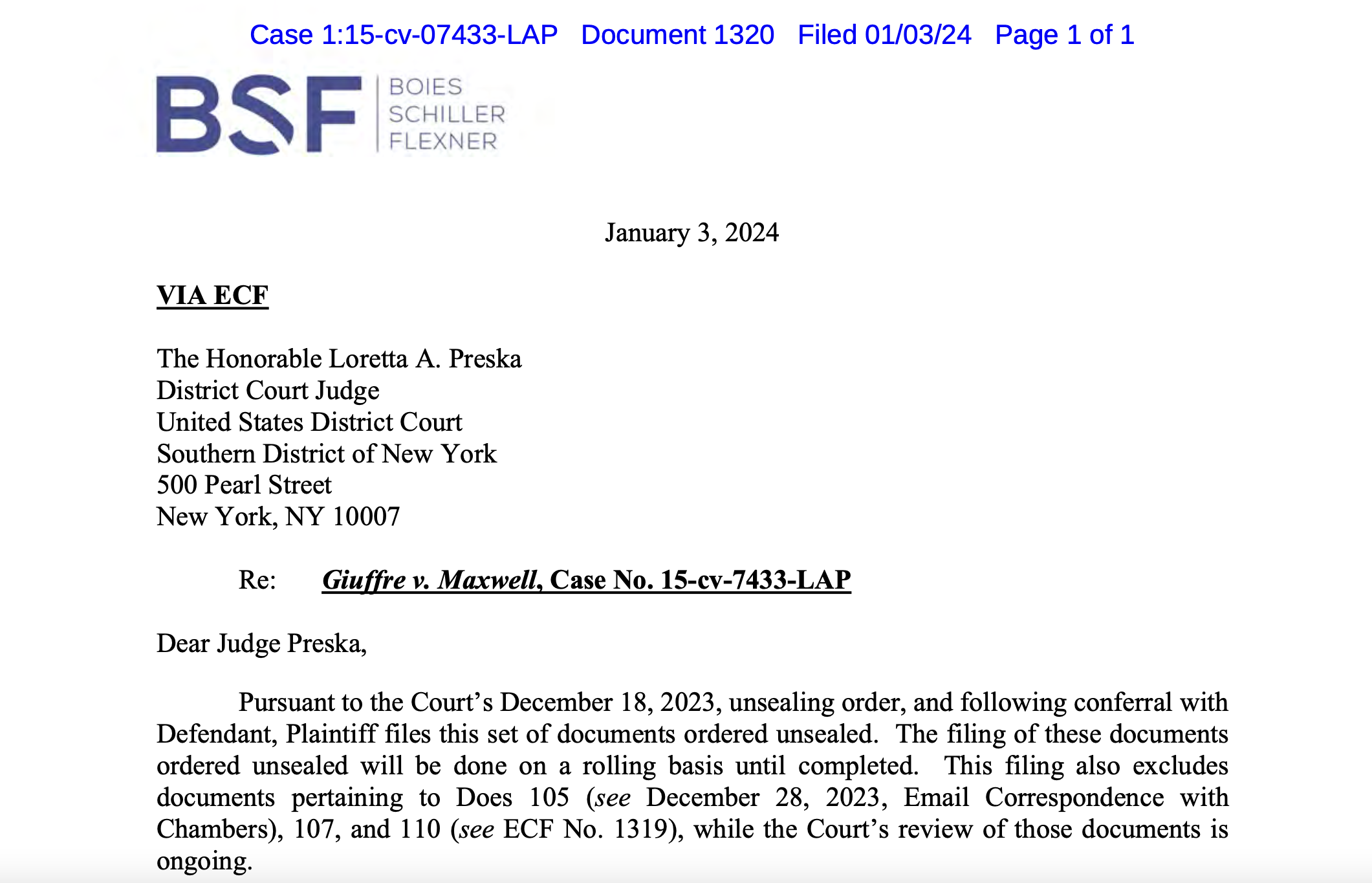 Affaire Epstein : que révèle la liste publiée par la justice américaine