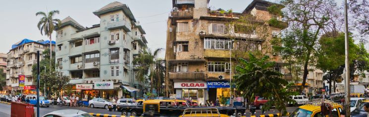 Les rues de Bombay : Colaba Causeway