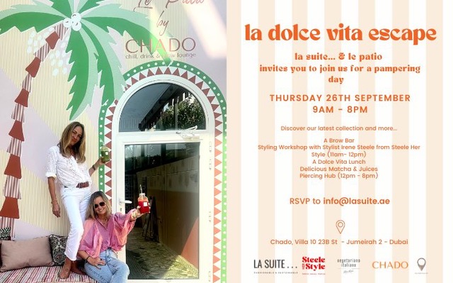 Shopping et bien-être : rendez-vous incontournable avec La Suite…& Patio by Chado