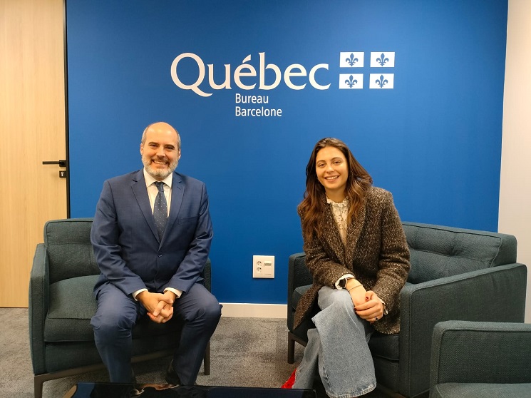 Barcelone reçoit Rachel Parent, jeune leader à la tête de Hub Montréal