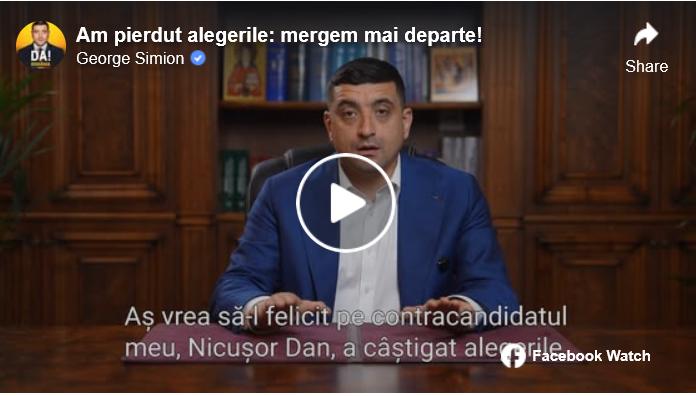 George Simion d'AUR concède sa défaite et félicite son nouveau ...