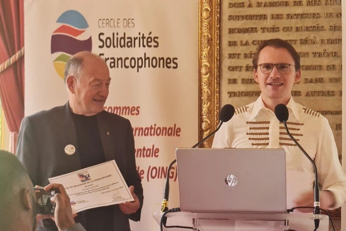 Benjamin Boutin, Messager de la Francophonie : un titre, une ...