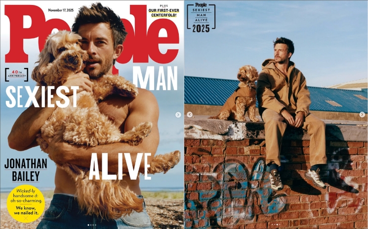 Jonathan Bailey est sacré “Sexiest Man Alive” de 2025 par le magazine ...