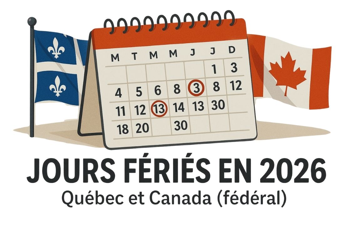 2026 : Jours fériés au Québec et au Canada