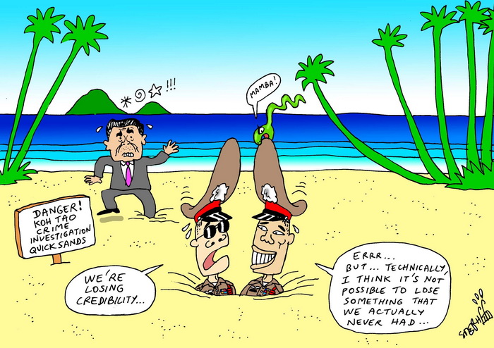 DESSIN – Les sables mouvants de Koh Tao, par Stephff
