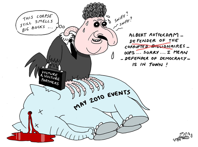 DESSIN – Le retour de Robert Amsterdam, par Stephff